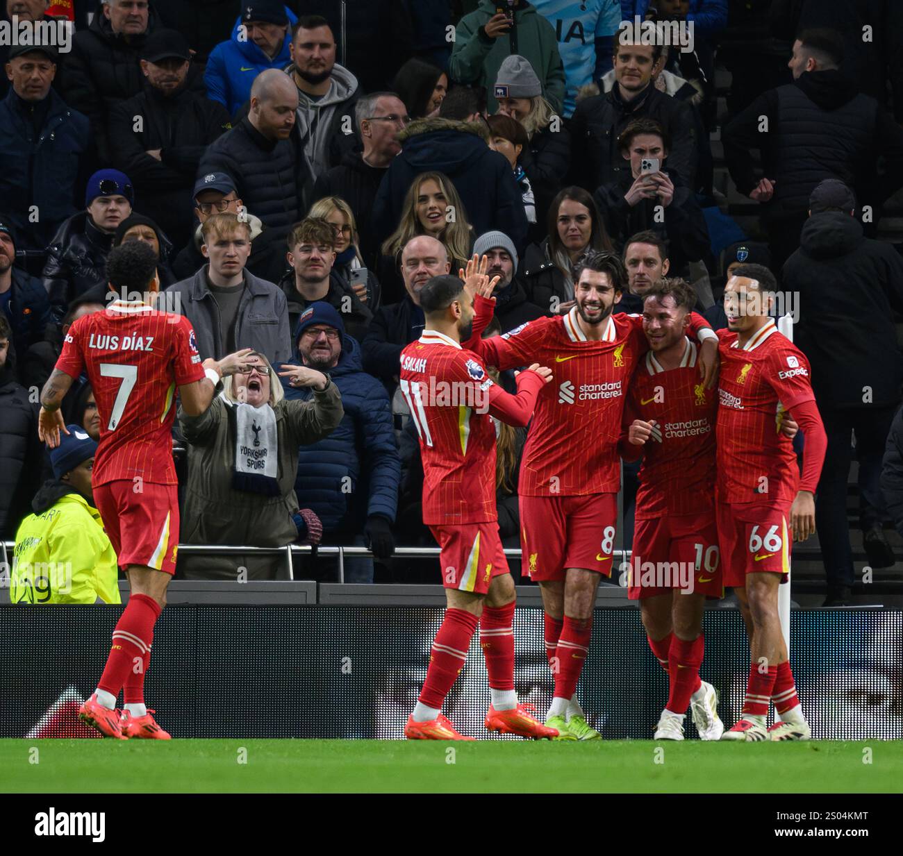 London, UK. 22nd Dec, 2024. Tottenham Hotspur v Liverpool - Premier ...