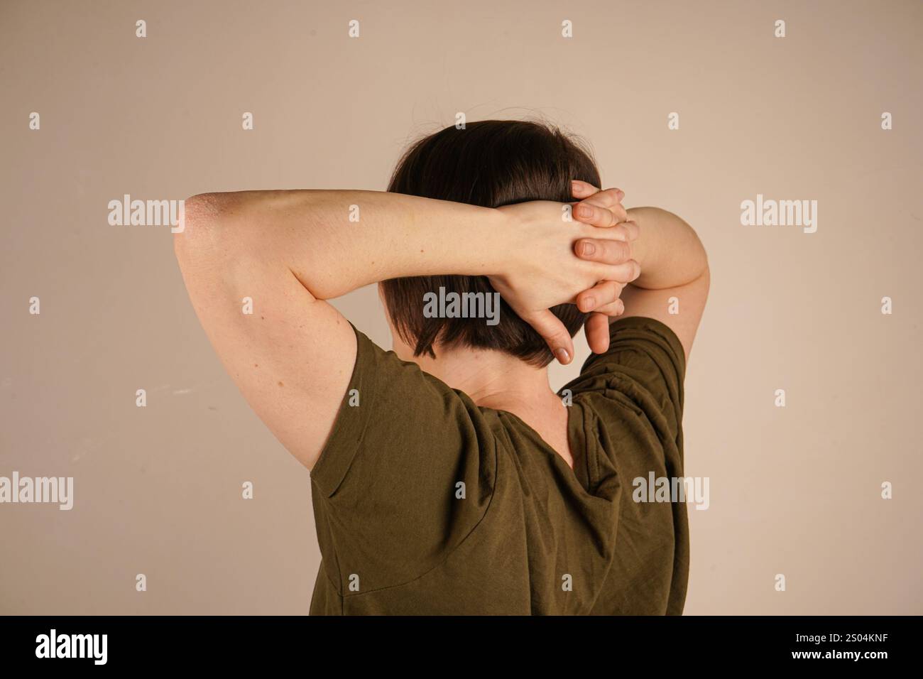 Hands are joined together in a meaningful gesture of connection and unity. Hands are clasped ...