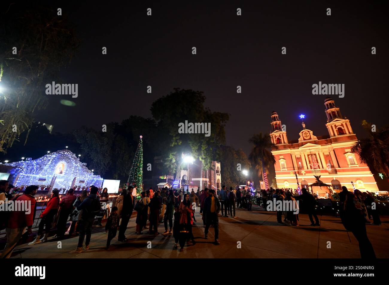 India. 24th Dec, 2024. NEW DELHI, INDIA - DECEMBER 24: People at Sacred ...
