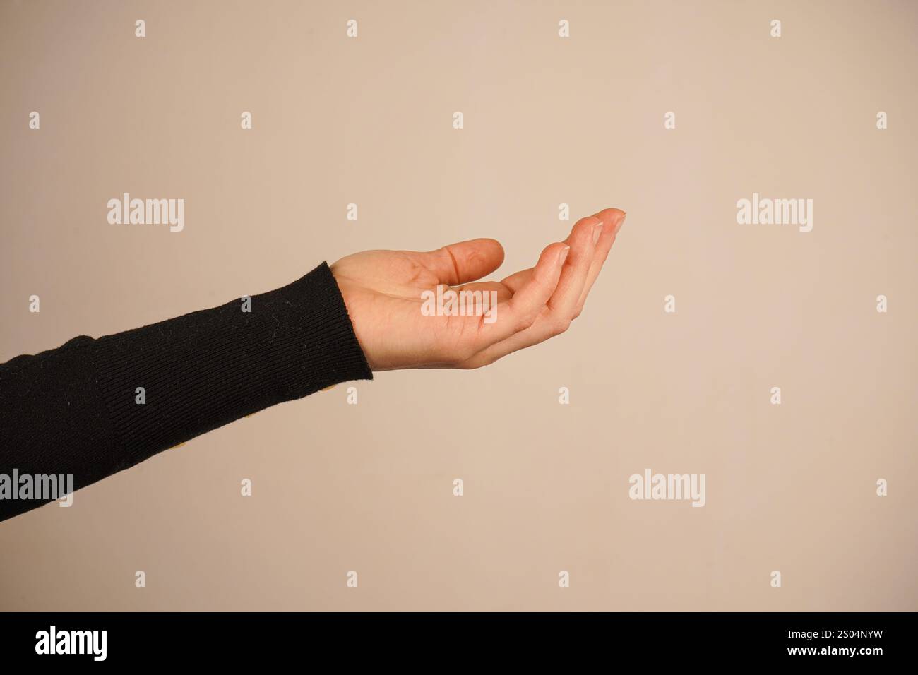 An open palm facing up conveys a sense of giving and receiving. This ...