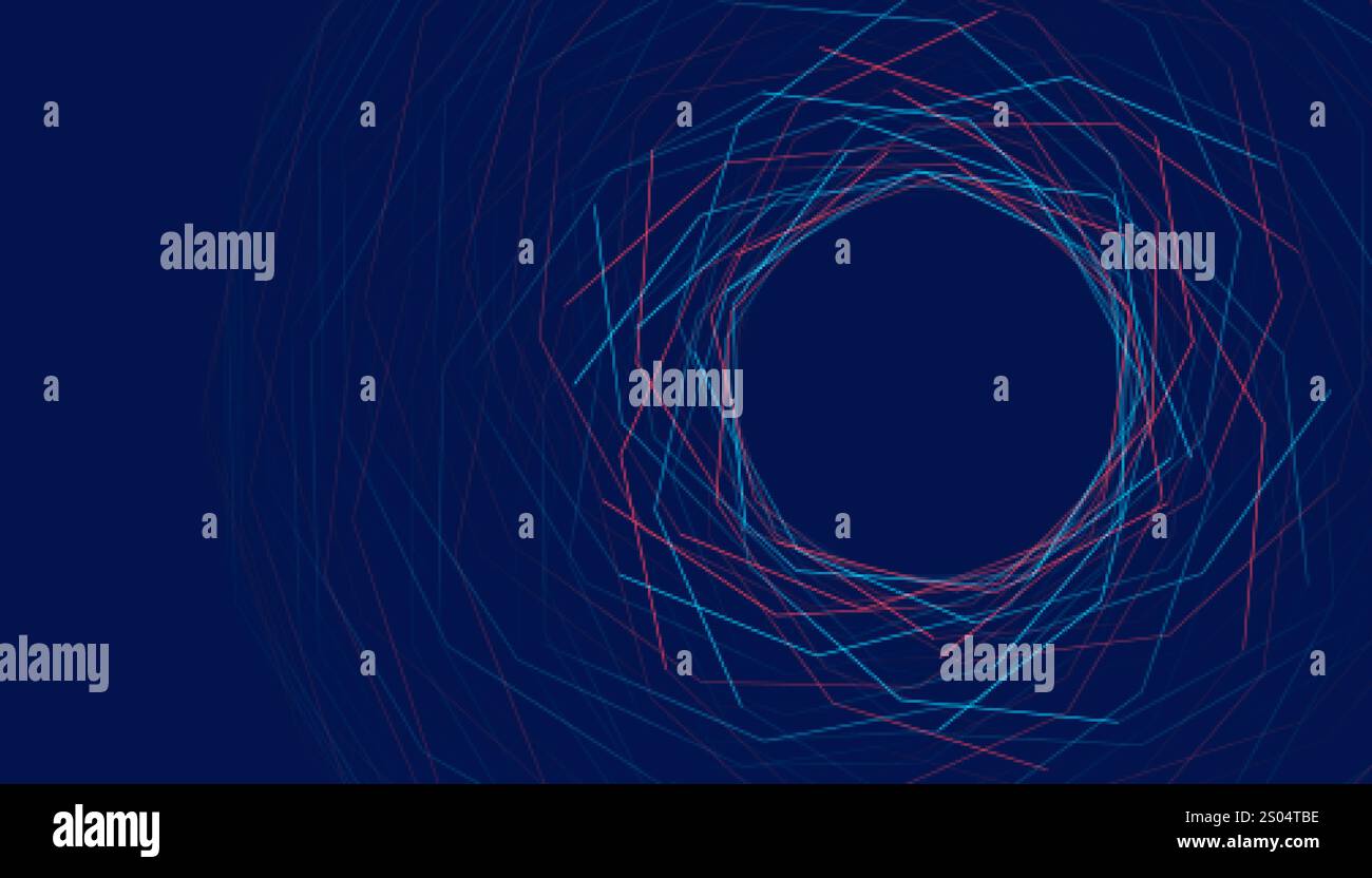 innovative concept tech lines background design Stock Vector Image ...