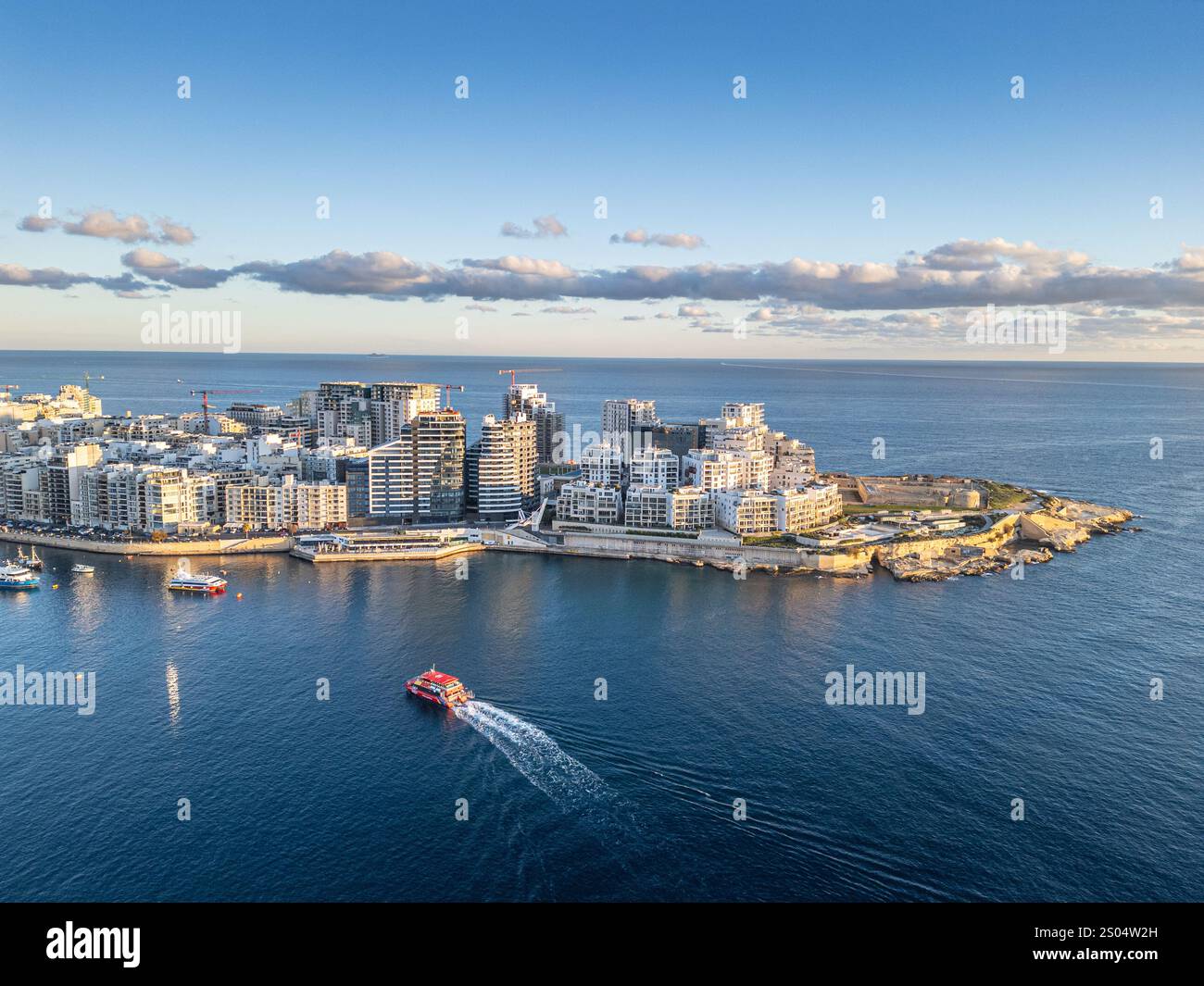 Aerial view sliema city malta hi-res stock photography and images - Alamy