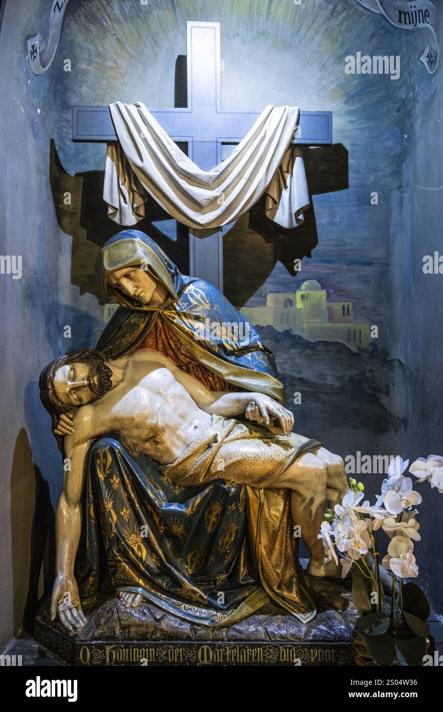 AMSTERDAM - Crucifix in Amsterdam's Roman Catholic Church of Our Lady ...