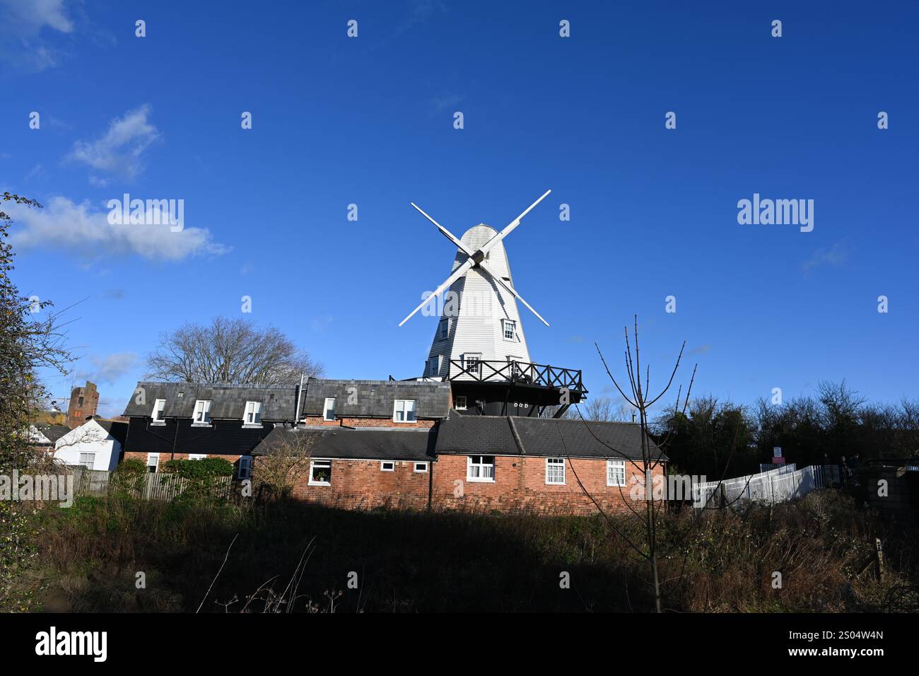 White architecture windmills in hi-res stock photography and images - Alamy