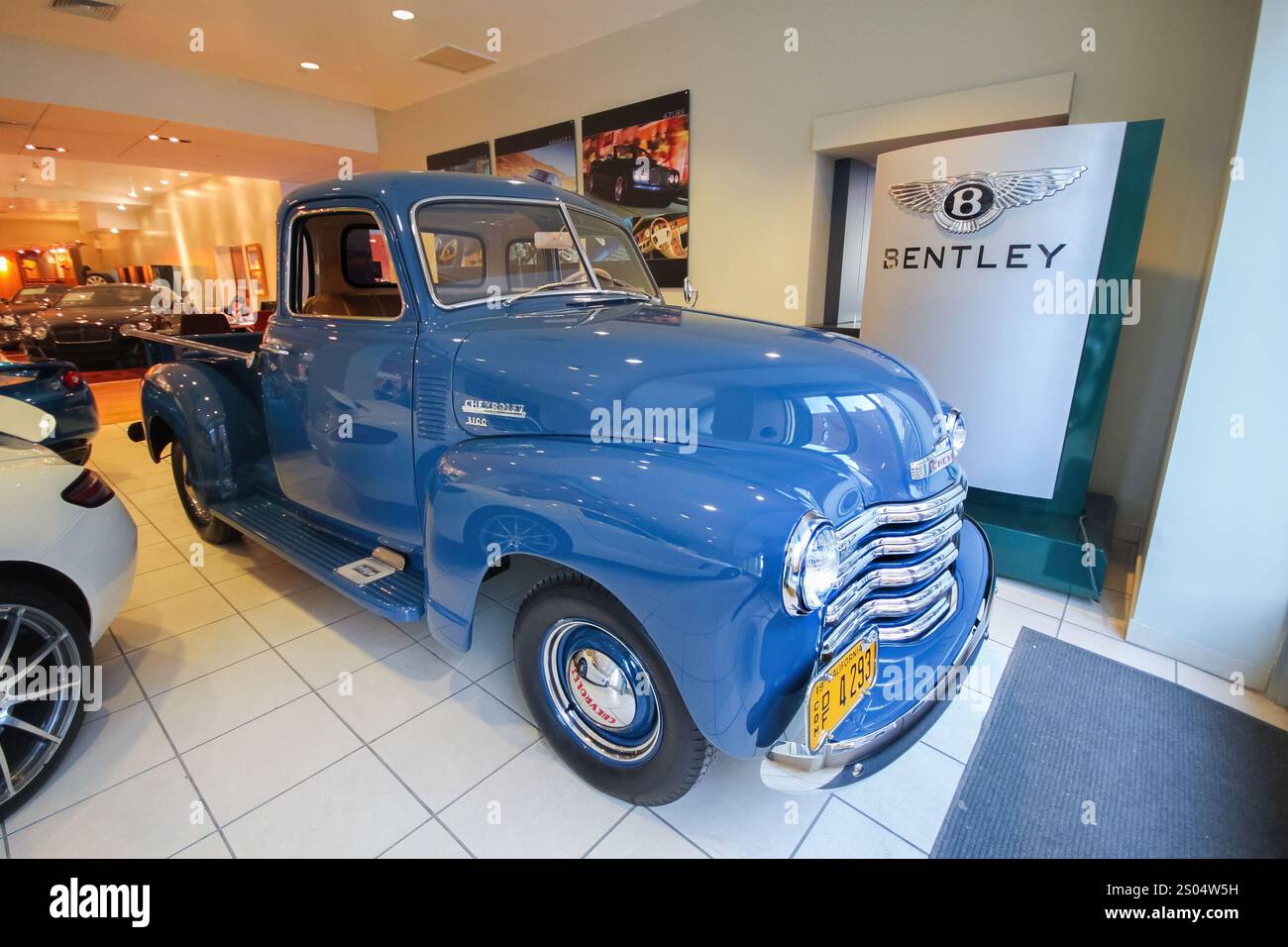 vintage blue chevrolet 3100 pickup truck 1947-1955 in manhattan motors ...