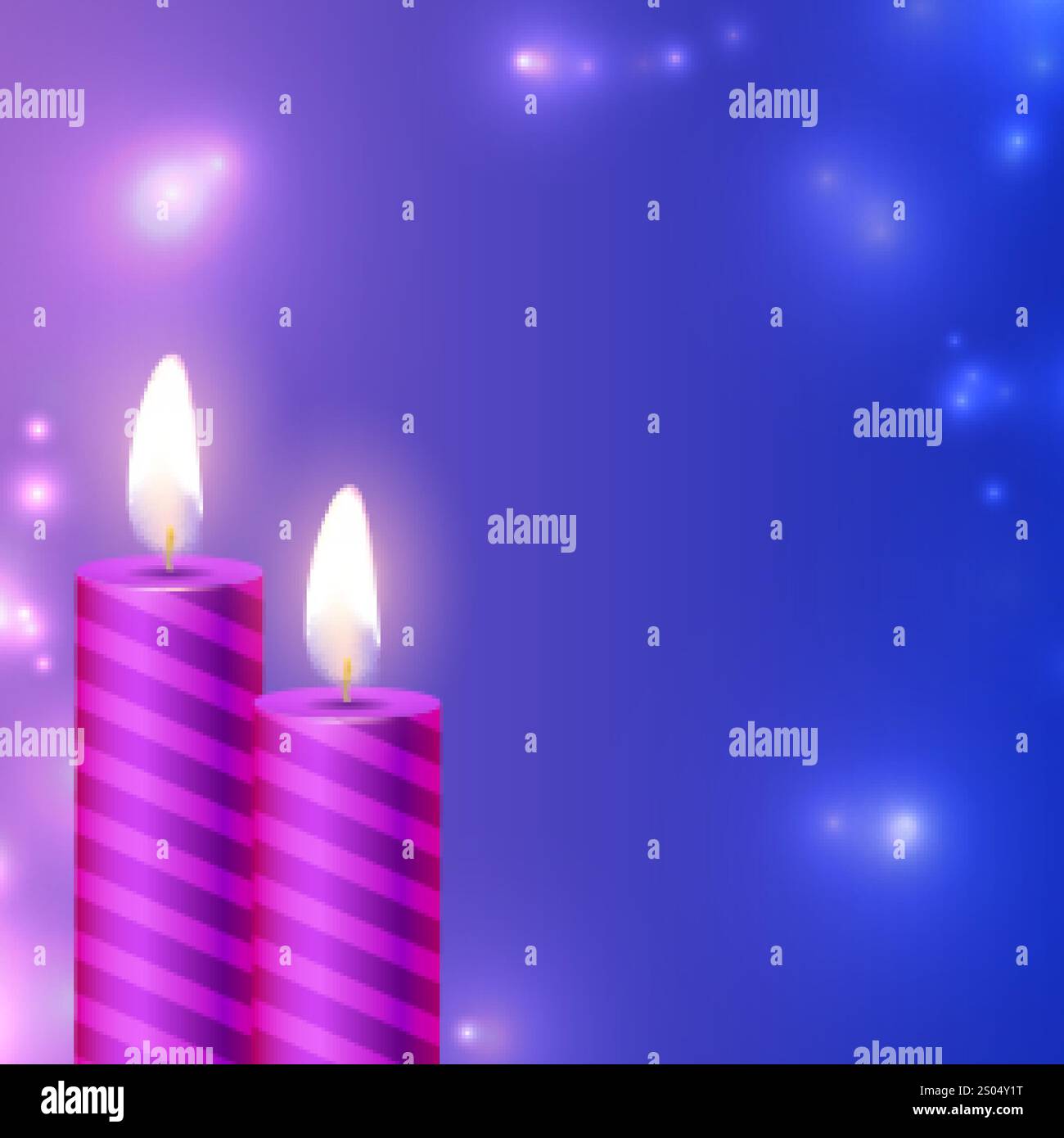 nice glowing advent church candles shiny background Stock Vector Image ...