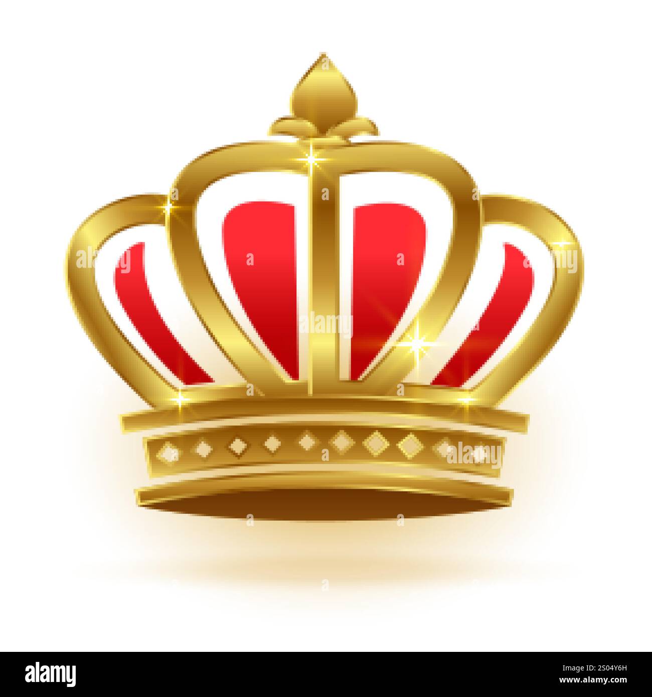 realistic golden crown for king or queen Stock Vector Image & Art - Alamy