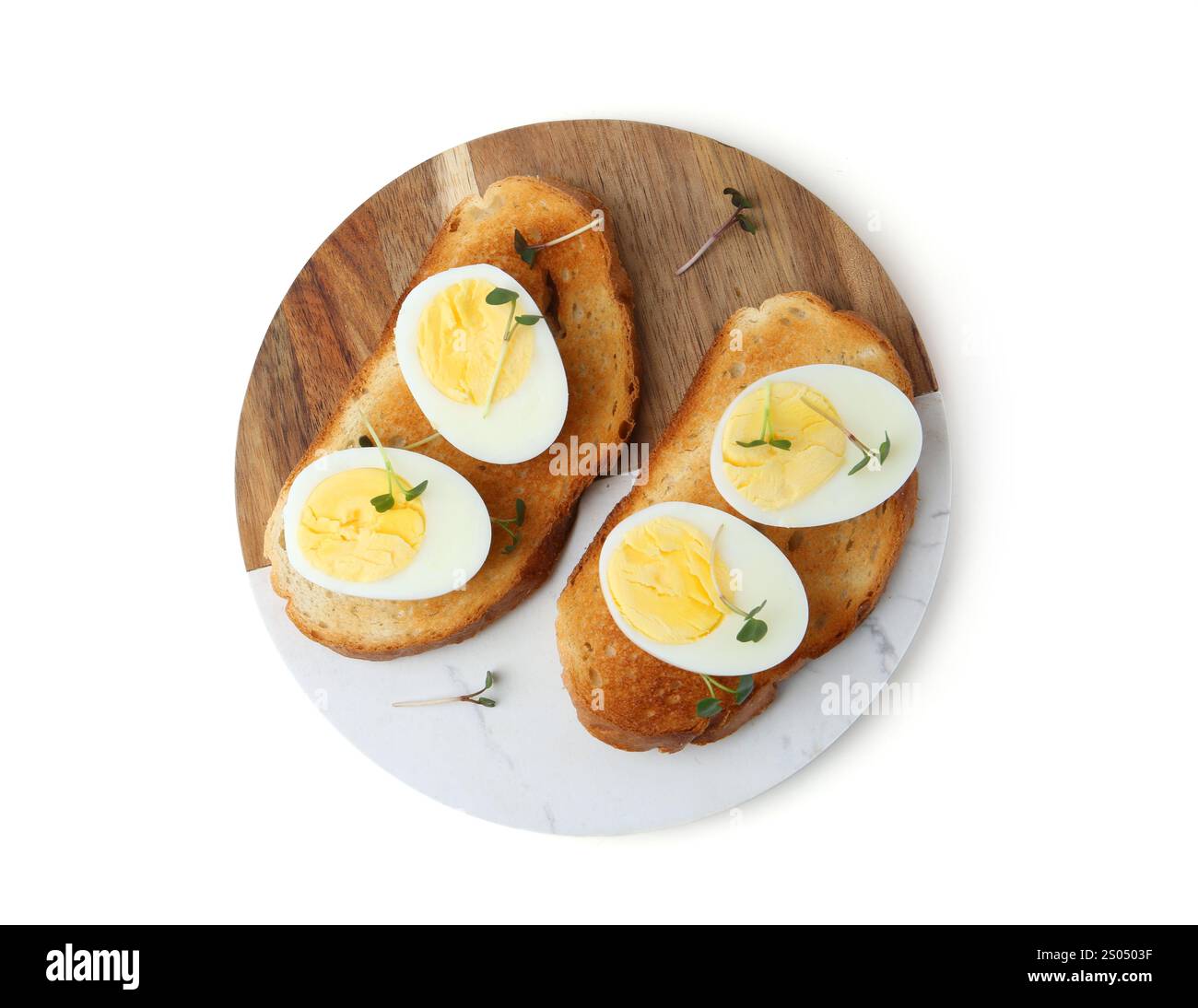 Top view sandwiches chicken Cut Out Stock Images & Pictures - Alamy