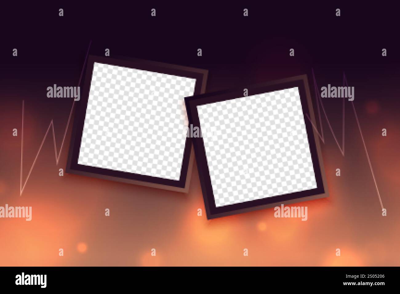 Two empty frames on Stock Vector Images - Alamy