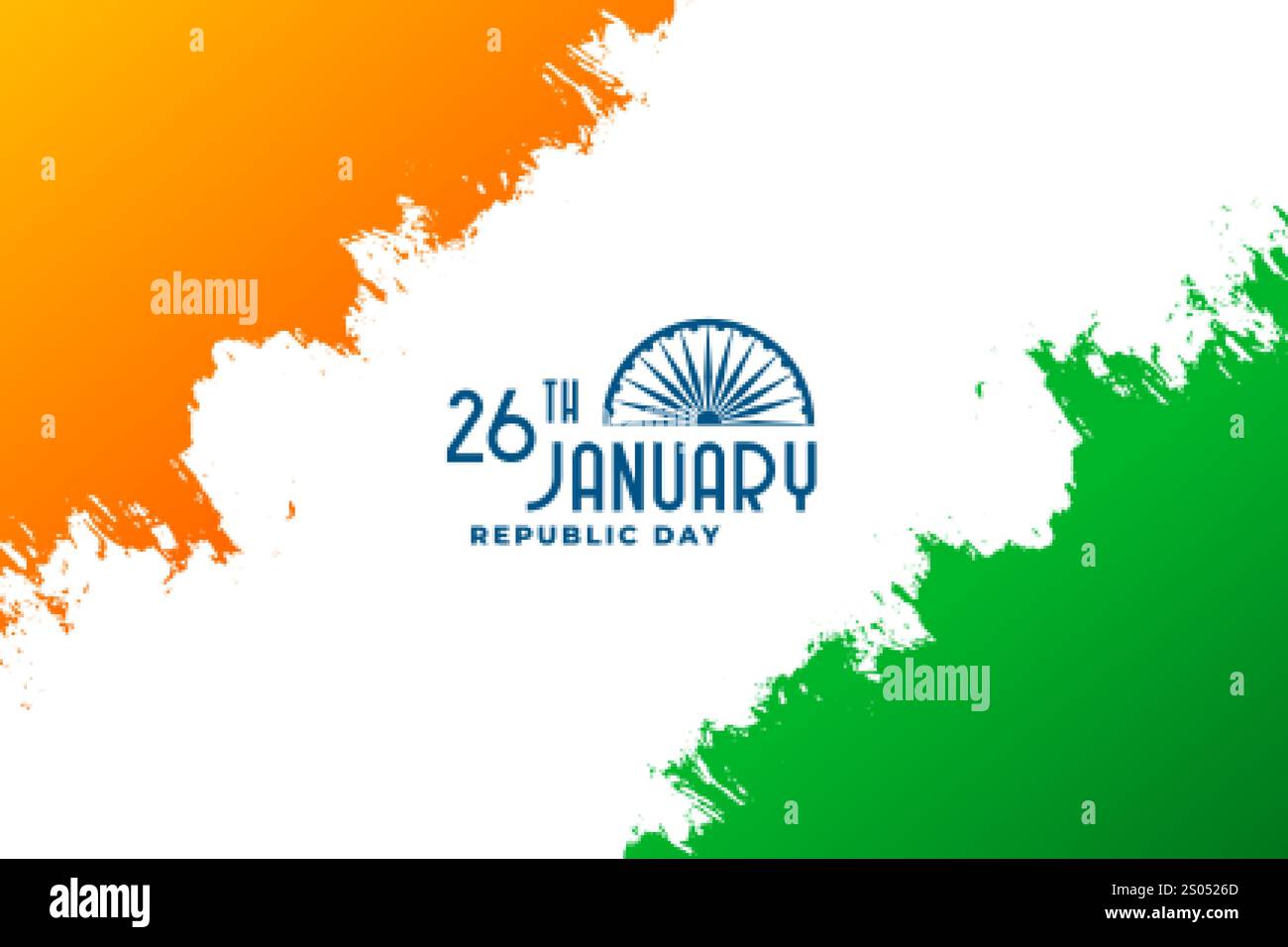 happy republic day of india 26th january background design Stock Vector ...