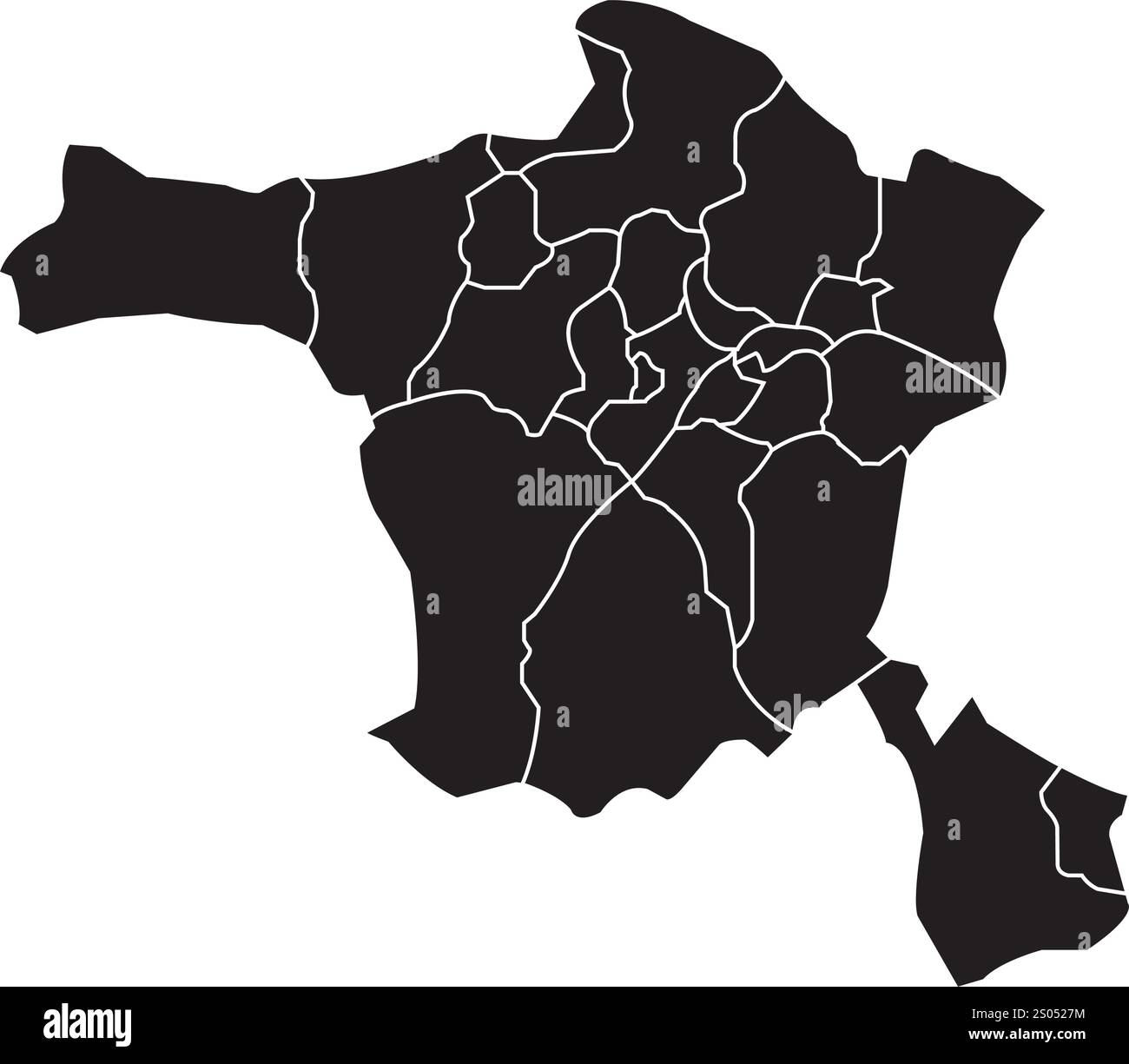 Ankara city map, Turkey vector illustration symbol design Stock Vector ...
