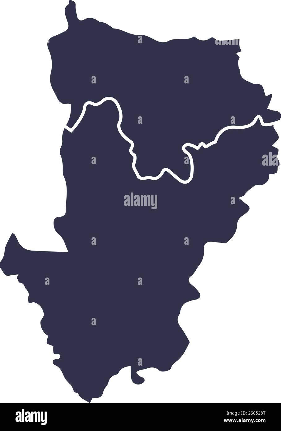 Map of Dhaka, Bangladesh icon vector illustration symbol design Stock ...