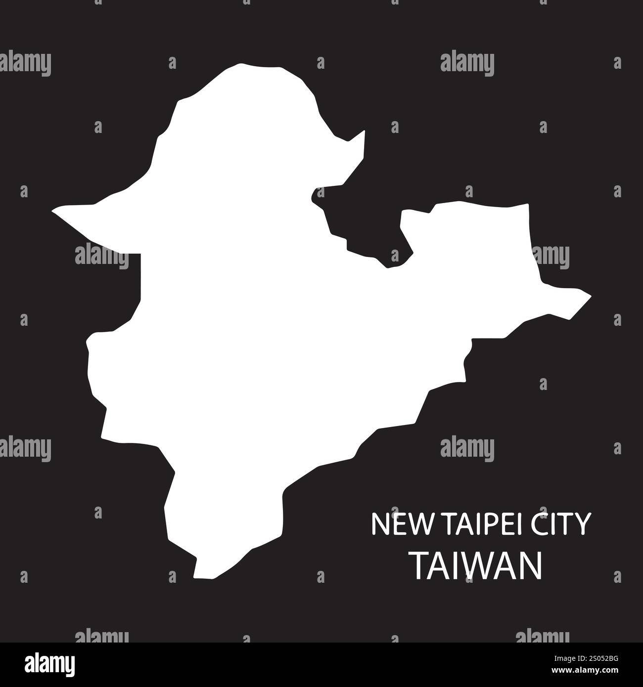 map of taipey city, taiwan vector illustration symbol design Stock ...