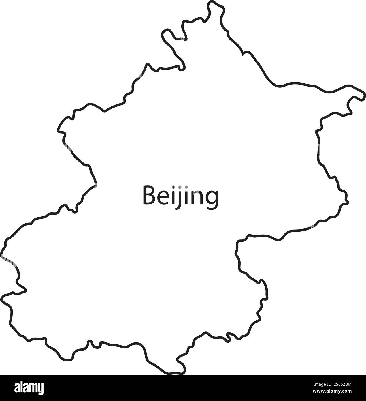 map of beijing, china vector illustration symbol design Stock Vector ...