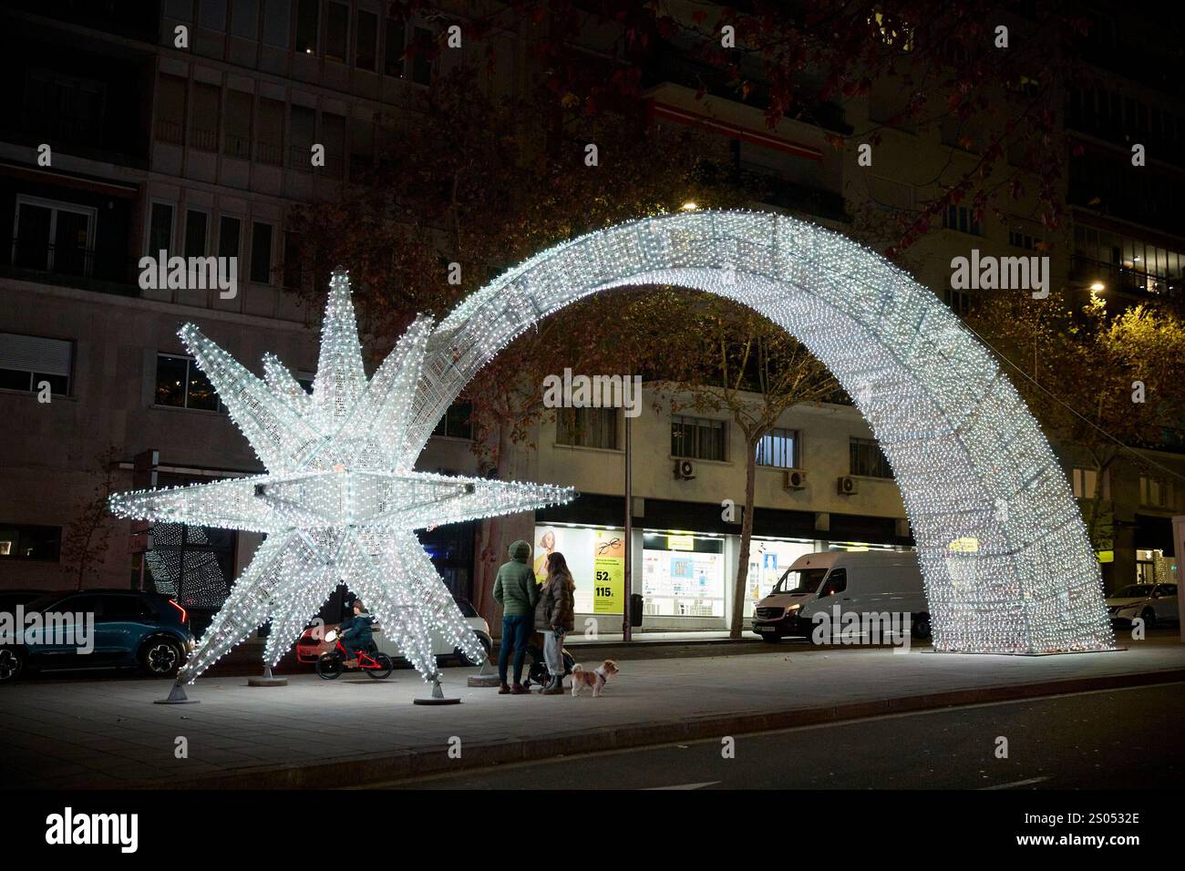Star installed between Calle Cea Bermúdez and Plaza Cristo Rey, on ...