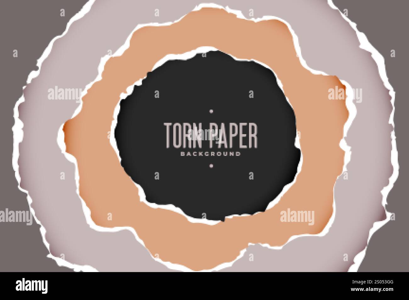 torn paper background in circular style Stock Vector Image & Art - Alamy