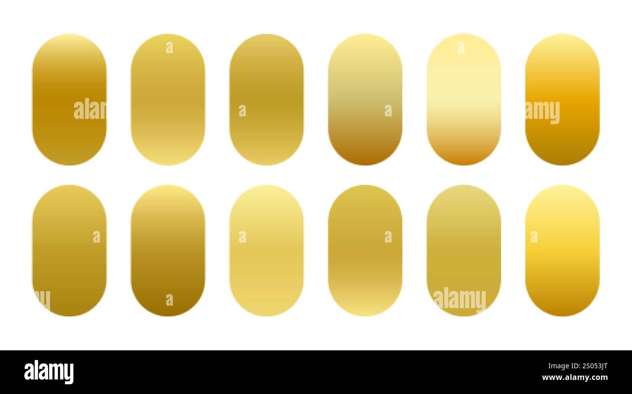 golden luxury gradients big set Stock Vector Image & Art - Alamy