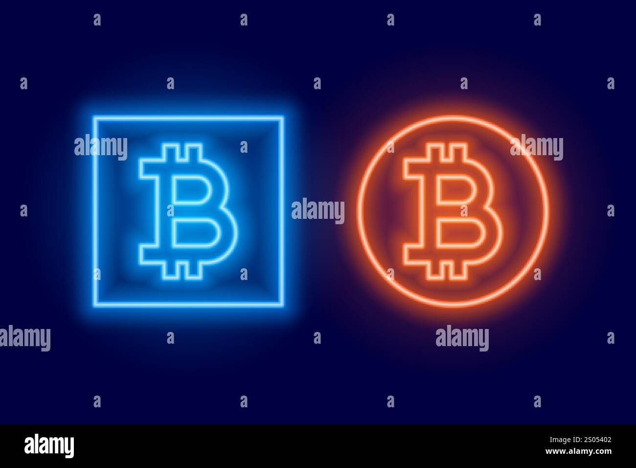 Two bitcoin logo symbol hi-res stock photography and images - Alamy