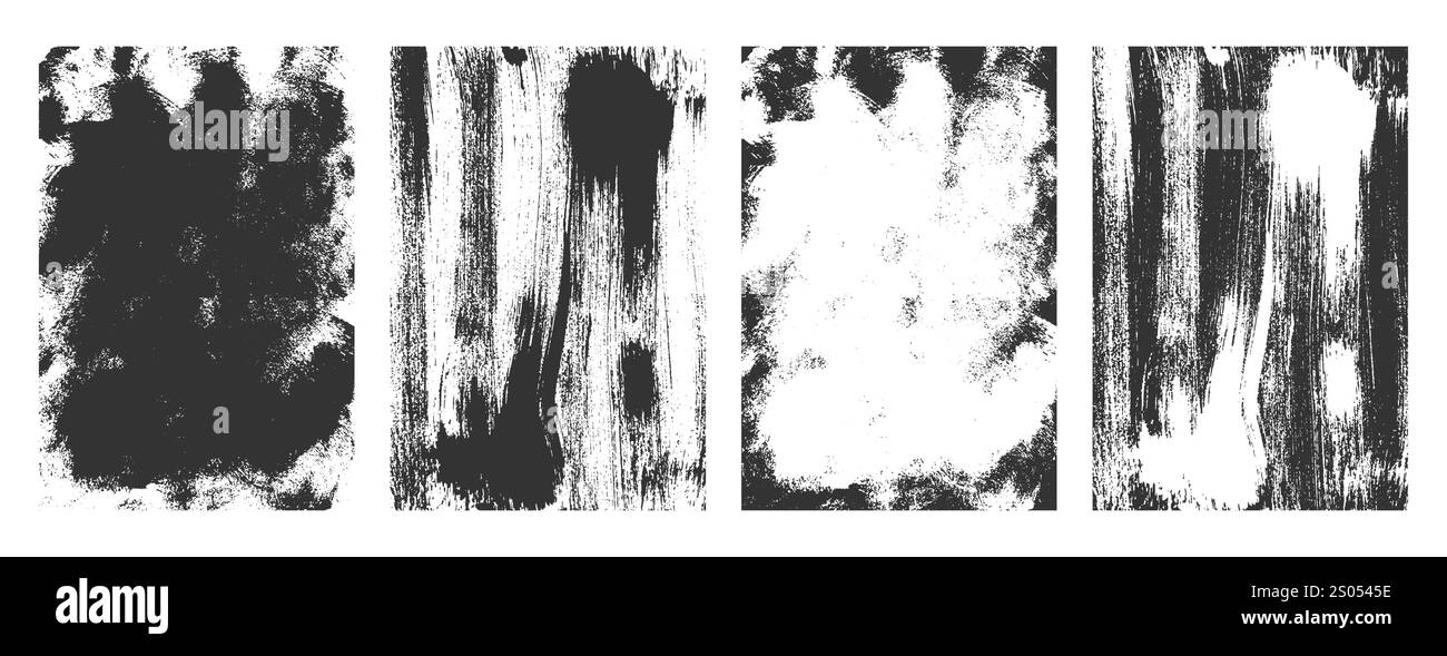 distressed classic grunge texture set design Stock Vector Image & Art ...