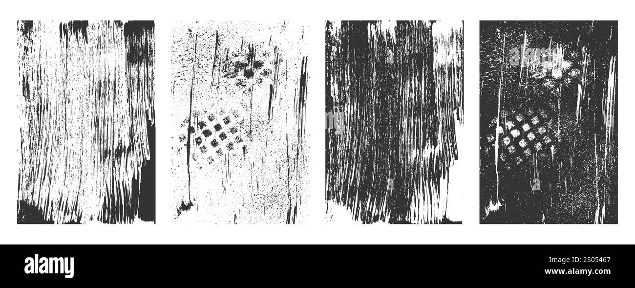 grunge distressed texture set design Stock Vector Image & Art - Alamy