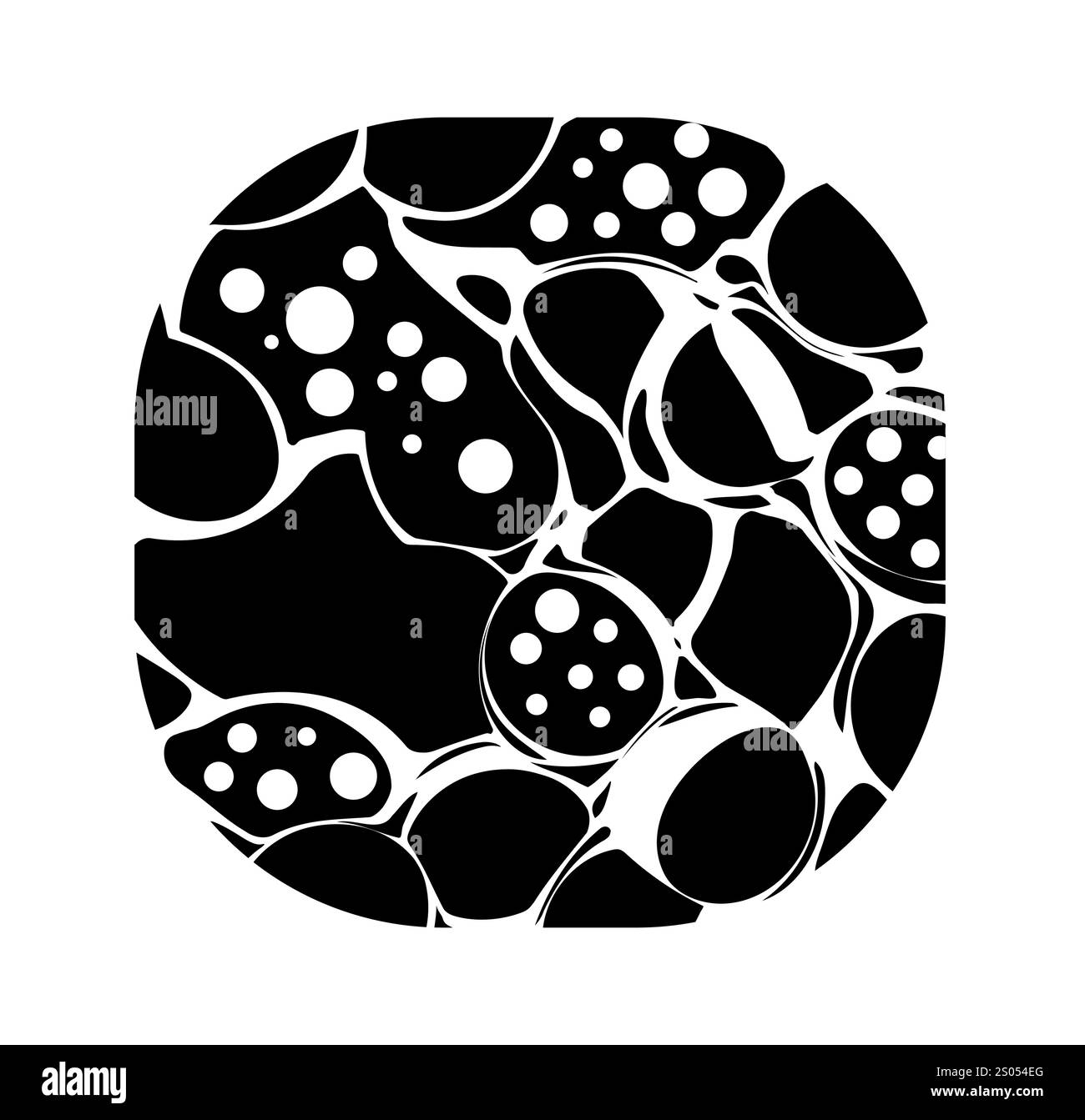 Psychedelic trippy figure. Abstract minimalistic creativity and art ...