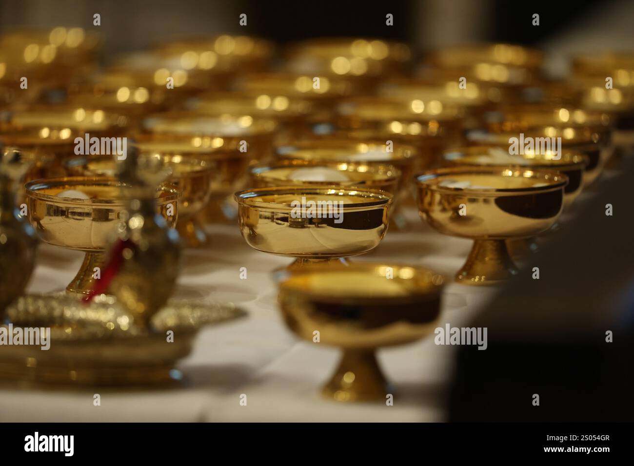 Vatican City, Italy 24.12.2024 : First Communion Chalices for Christmas ...
