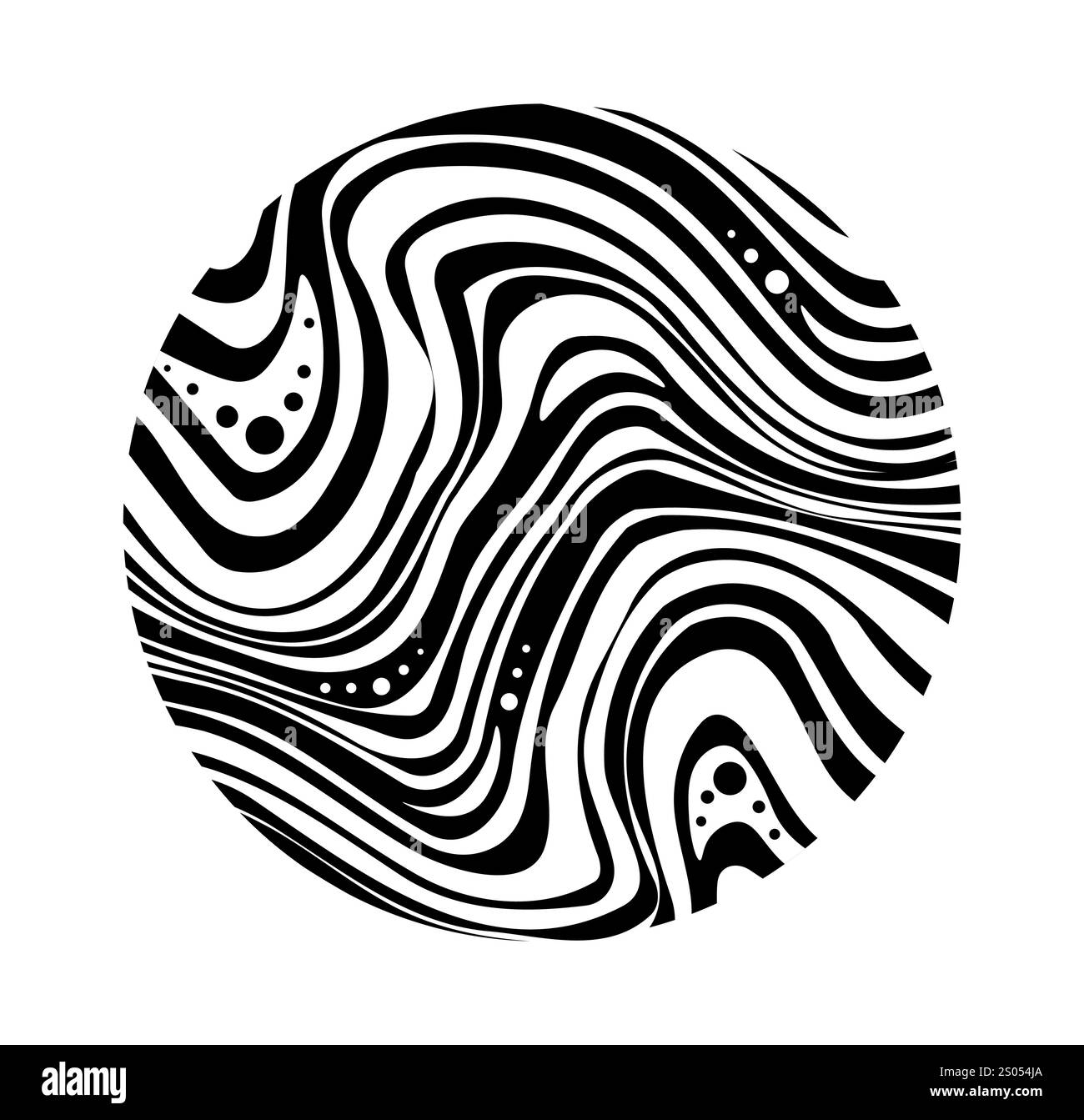 Psychedelic trippy figure. Dynamic groovy and wavy pattern. Template and layout. Psychedelic and ...