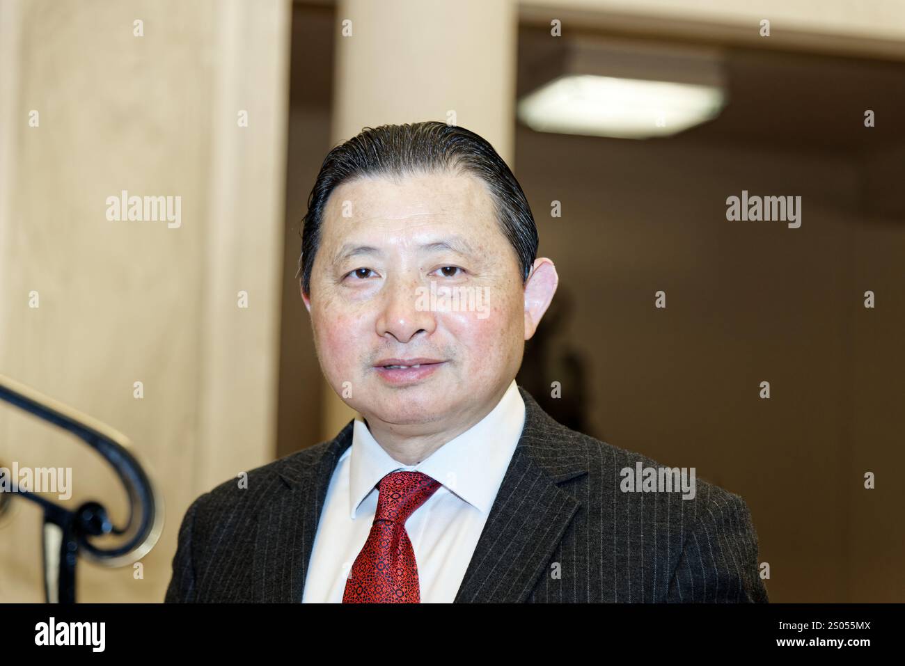 Paris, France. 19th, Oct, 2024. Bo Ji was present at his son Paul Ji's book signing at Théâtre ...