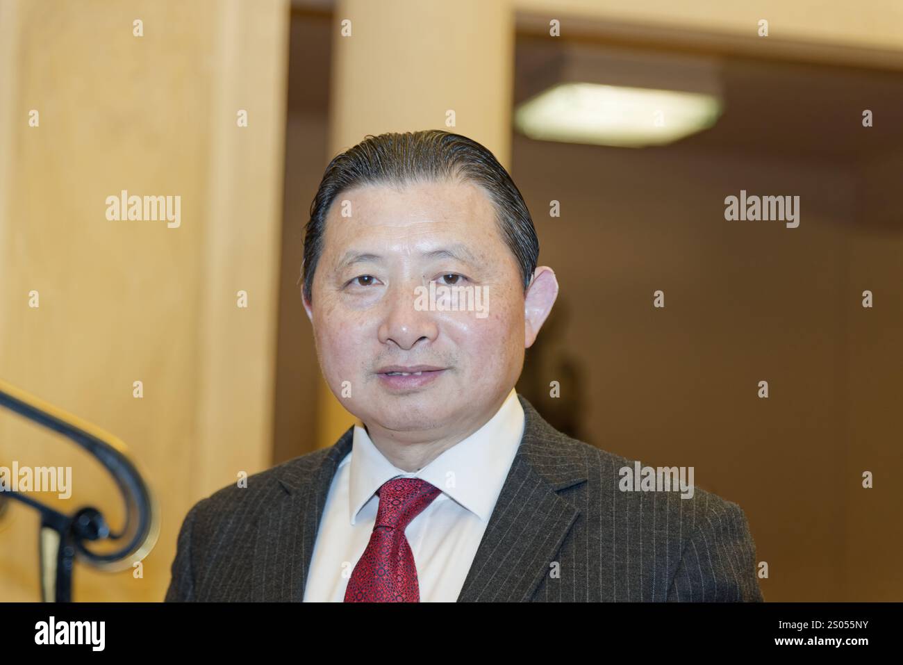 Paris, France. 19th, Oct, 2024. Bo Ji was present at his son Paul Ji's ...