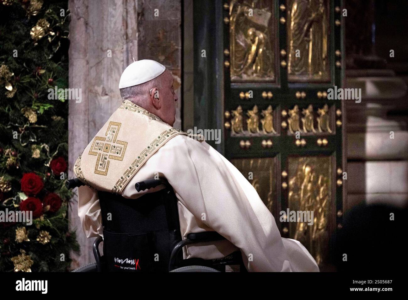 Vatican, Vatican City. 24th Dec, 2024. Pope Francis officially ...