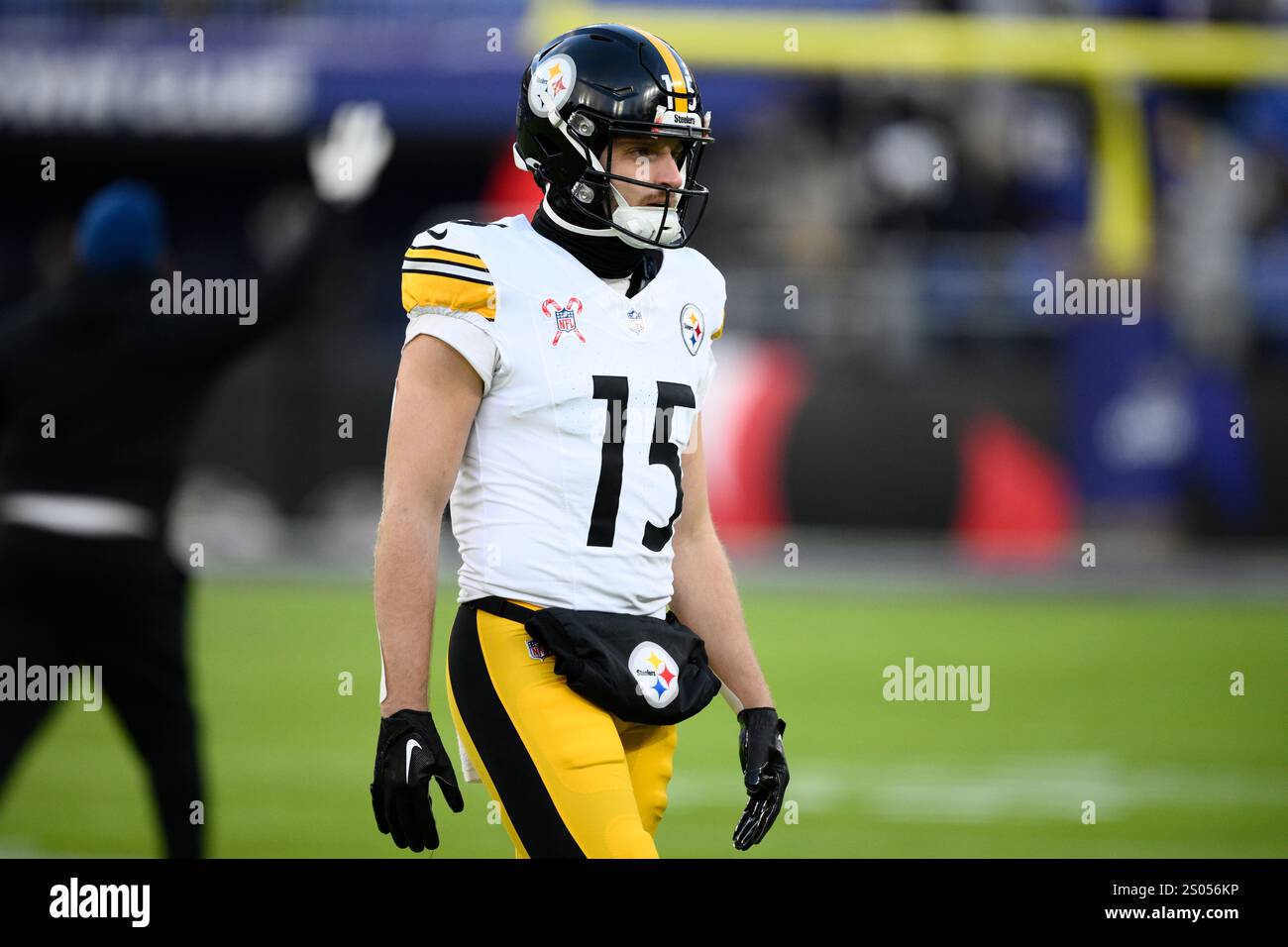 Pittsburgh Steelers wide receiver Ben Skowronek (15) works out before ...