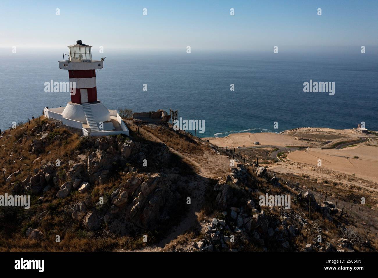 The lighthouse near Pueblo Bonito Quivera Golf Course Resort in Cabo ...