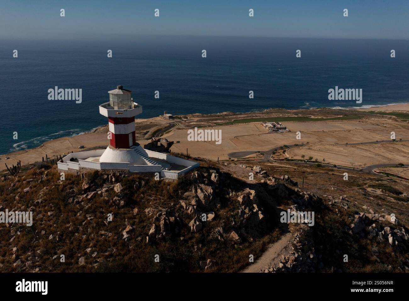 The lighthouse near Pueblo Bonito Quivera Golf Course Resort in Cabo ...