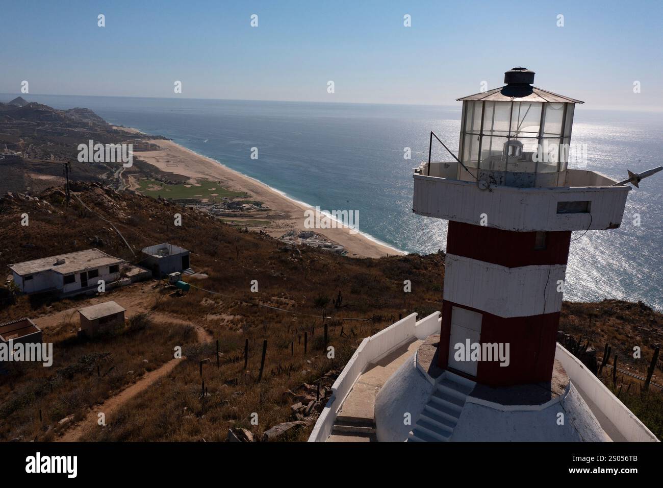 The lighthouse near Pueblo Bonito Quivera Golf Course Resort in Cabo ...