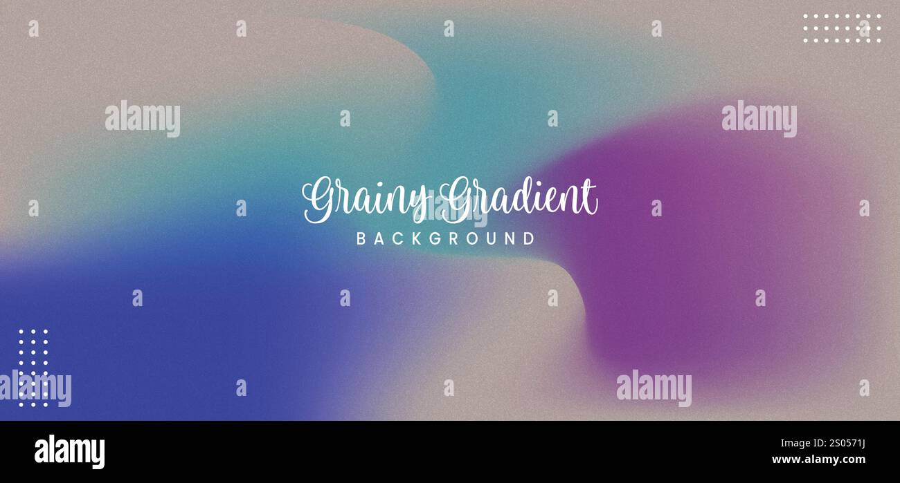 Grainy Texture and Retro Gradient Abstract Background - Vector ...