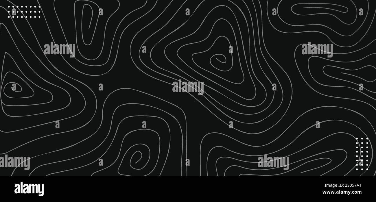 Topographic map background concept. Topo contour map. Rendering ...