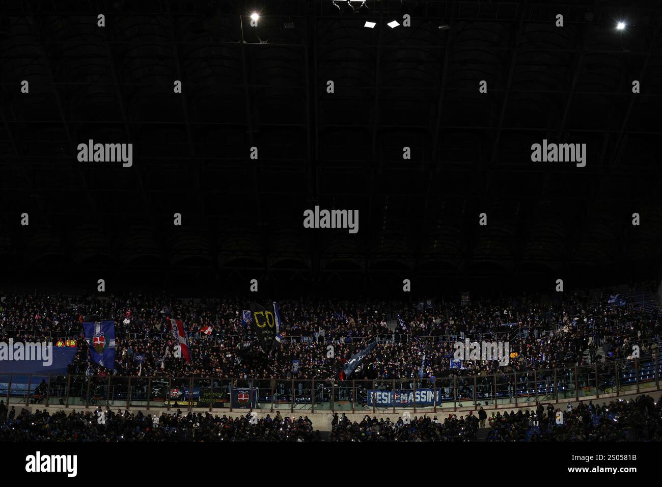 Milan, Italy. 24th Dec, 2024. Italy, Milan, 2024 12 23: supporters of ...
