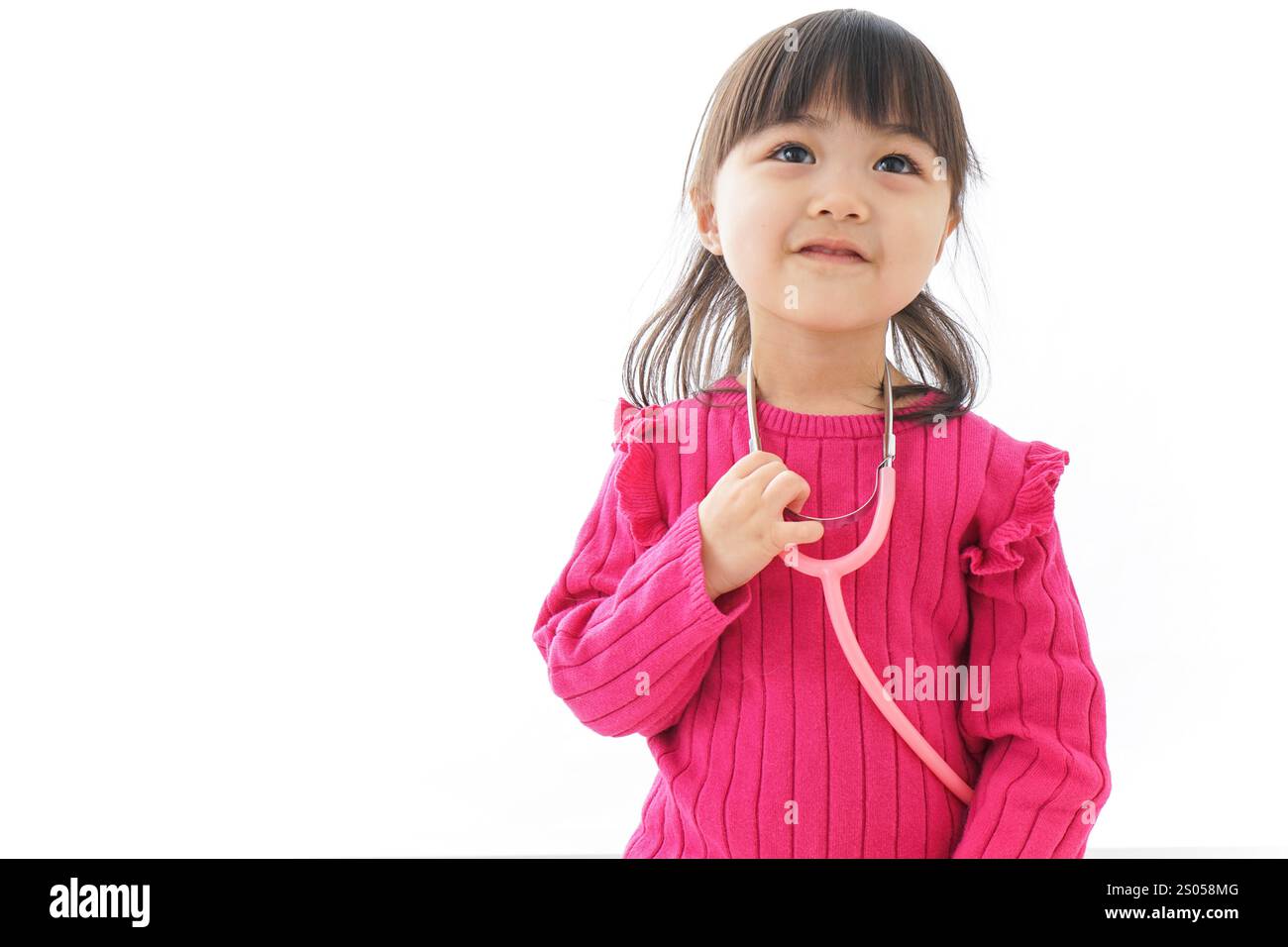 Child playing doctor Stock Photo - Alamy