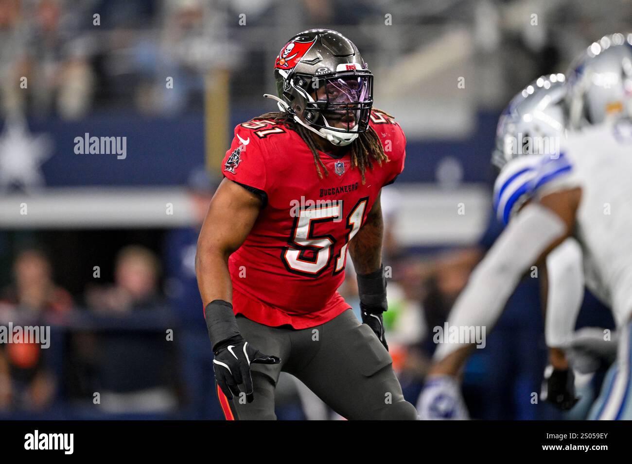 Tampa Bay Buccaneers linebacker J.J. Russell (51) drops into coverage ...