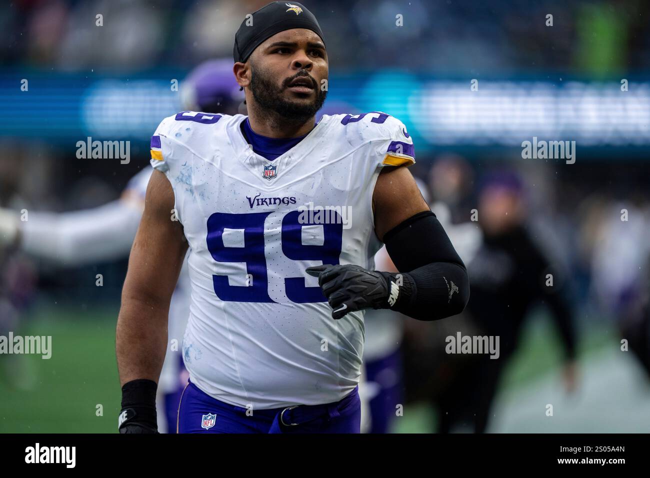Minnesota Vikings defensive lineman Jerry Tillery is pictured before an ...