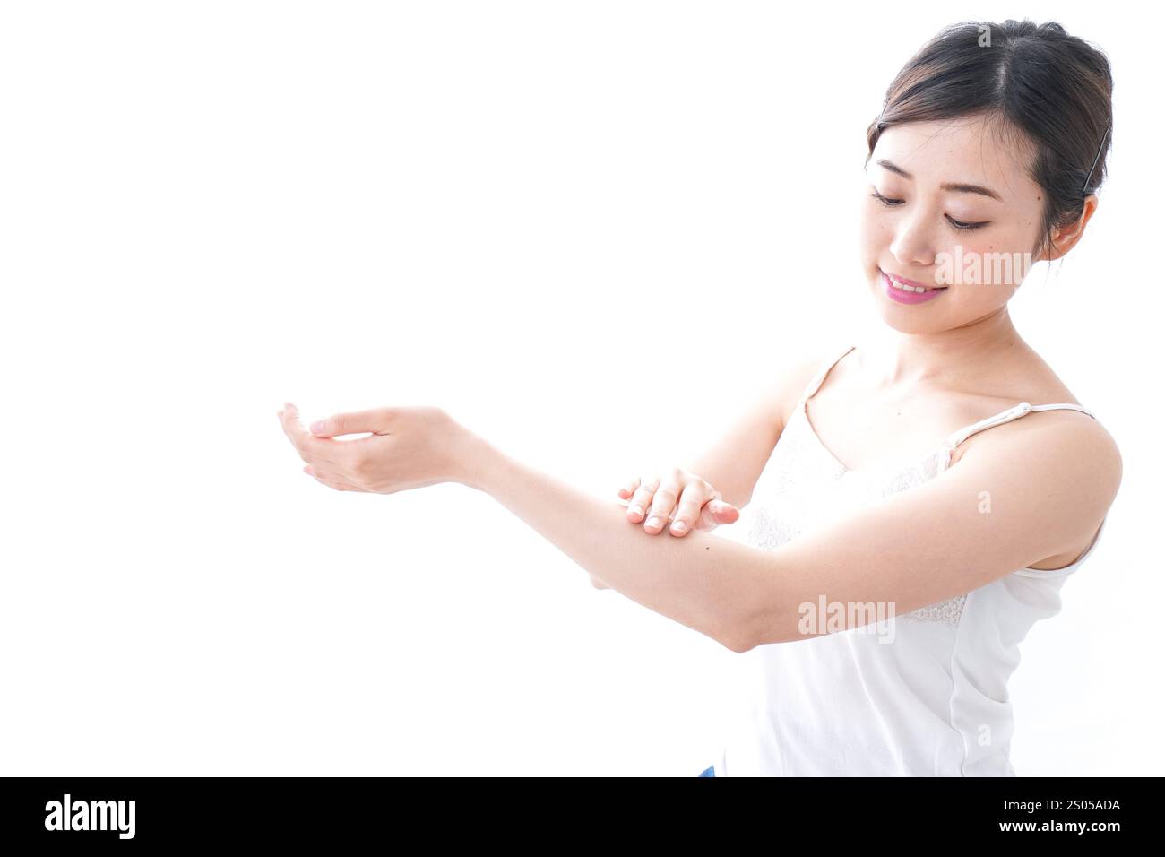 Woman in pain skin Cut Out Stock Images & Pictures - Alamy