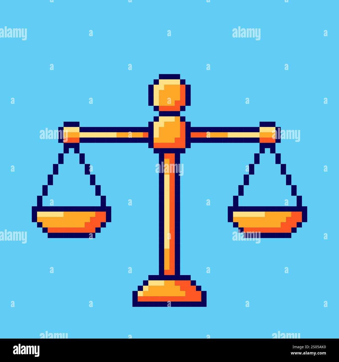Pixel art Balance Scale game asset design Stock Vector Image & Art - Alamy