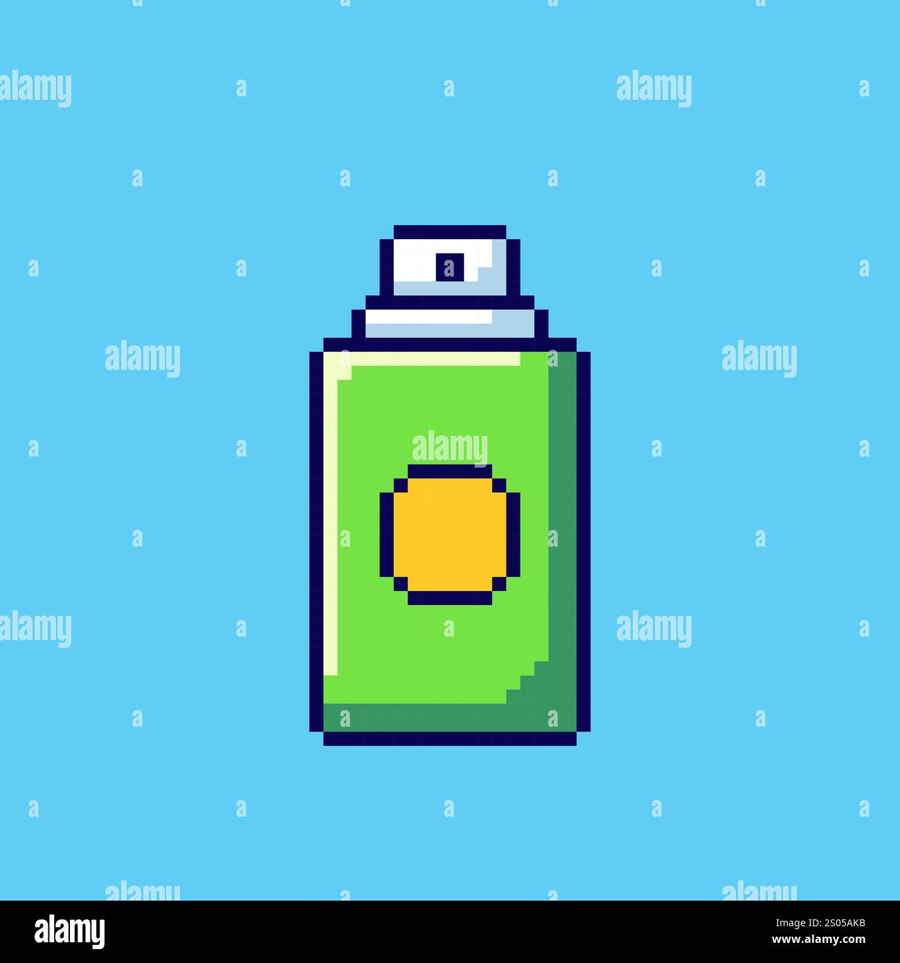 Pixel art Spray Can game asset design Stock Vector Image & Art - Alamy