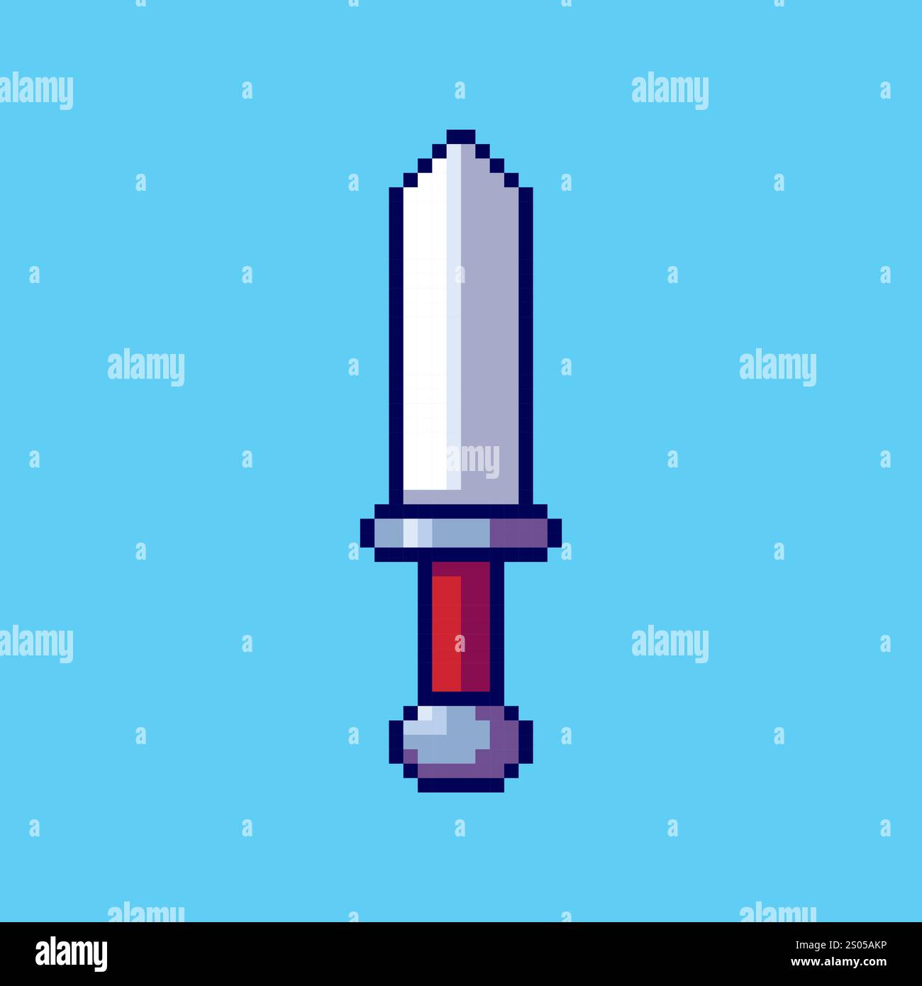 Pixel art sword game asset design Stock Vector Image & Art - Alamy