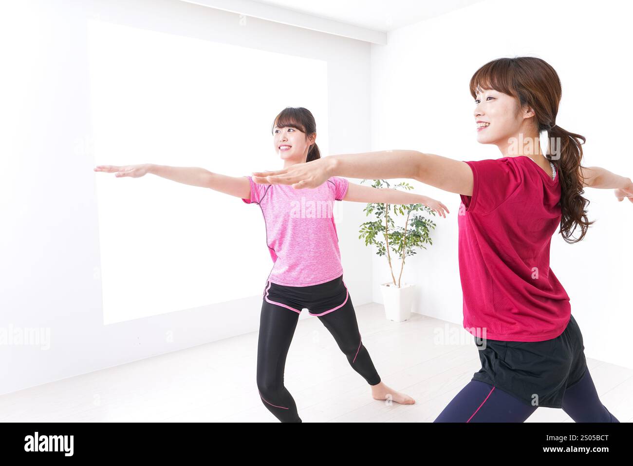 Yoga breathing pose Cut Out Stock Images & Pictures - Alamy