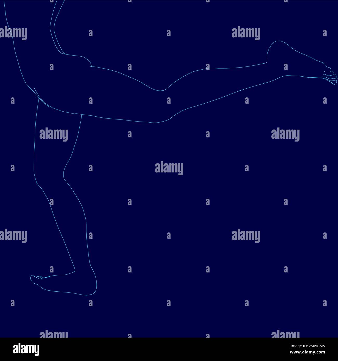 Female body contour map hi-res stock photography and images - Alamy