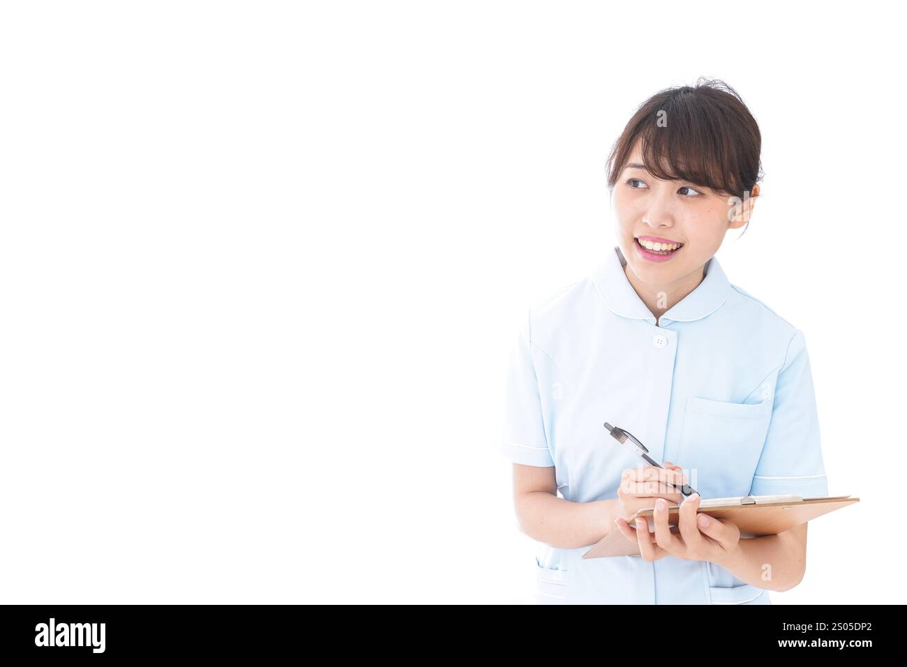 Female nurses station Cut Out Stock Images & Pictures - Alamy