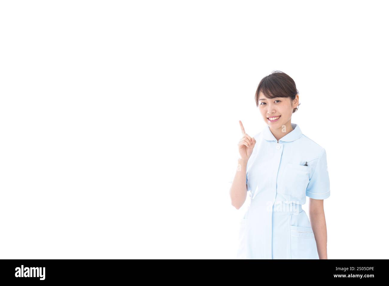 Nurse giving advice Stock Photo - Alamy