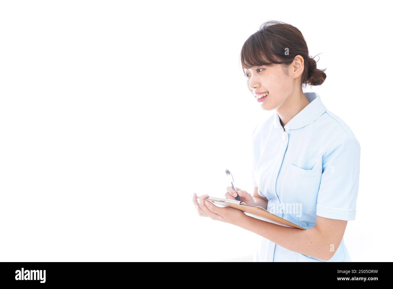 Nurse conducting medical interview Stock Photo - Alamy