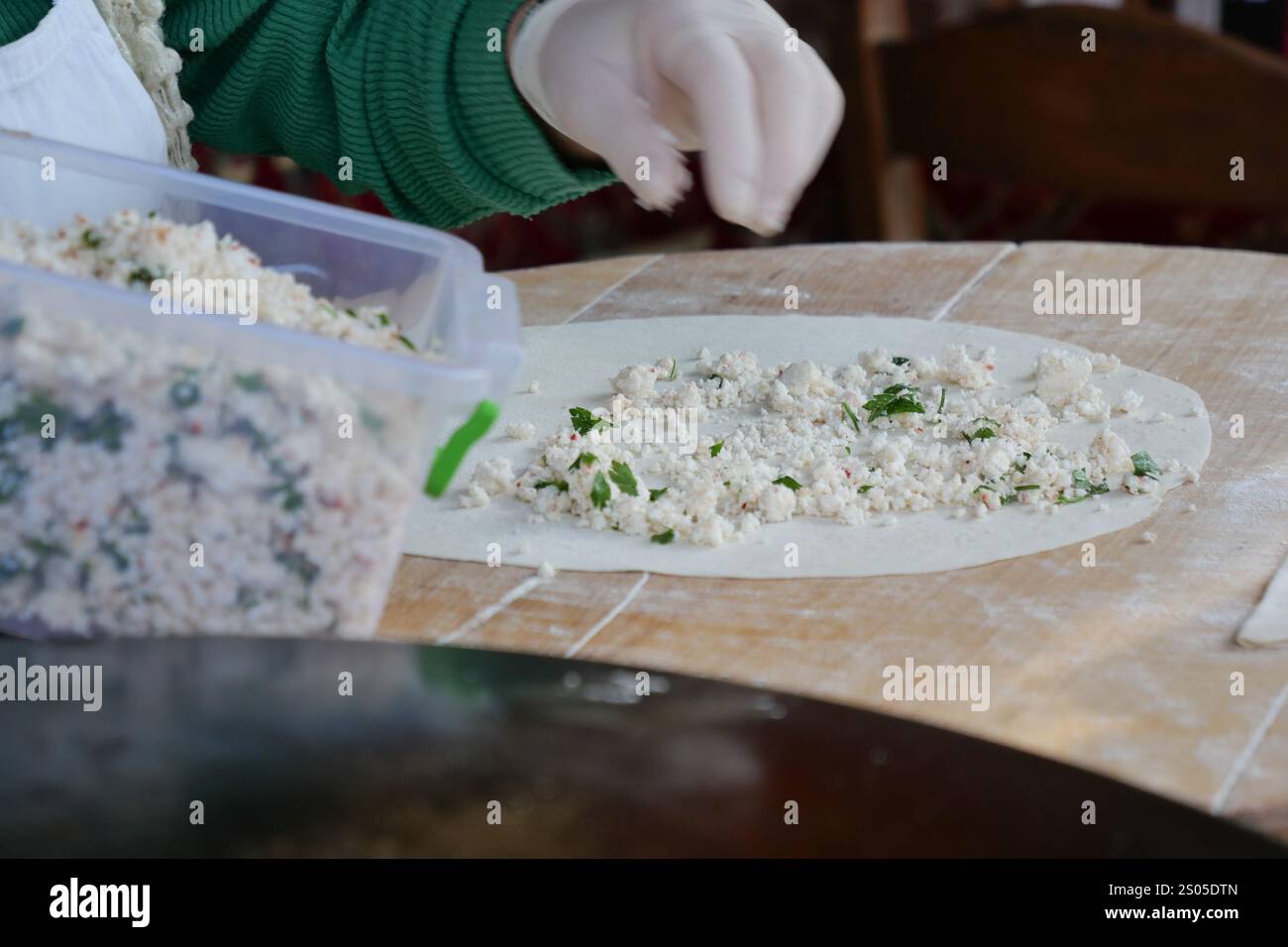 Creating Traditional Dough by Hand with Fresh, Flavorful Fillings ...